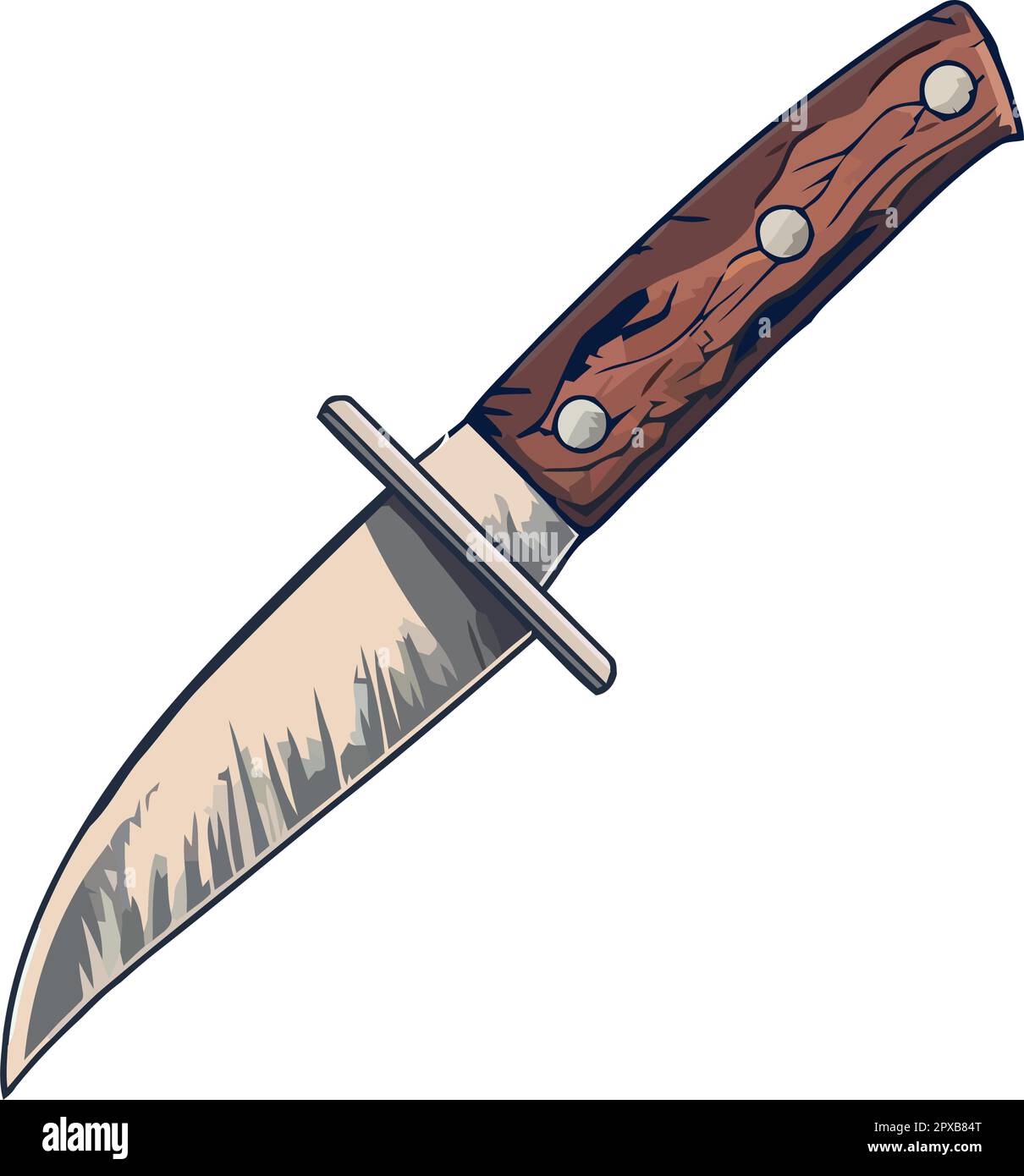 Sharp steel blade, ancient weapon of violence Stock Vector Image & Art ...