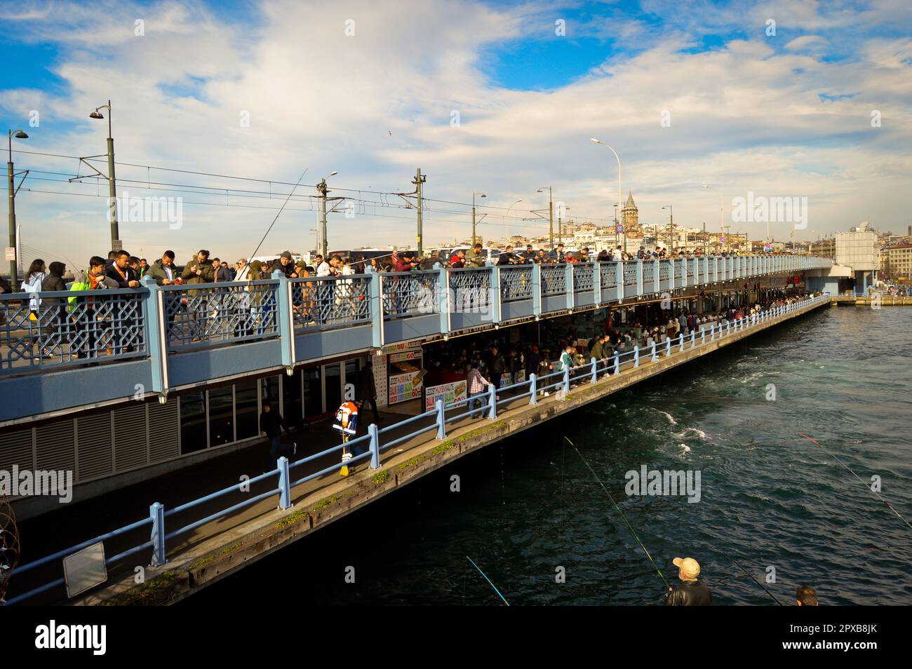 Galata Bridge and Galata Tower, one of the most visited places in ...