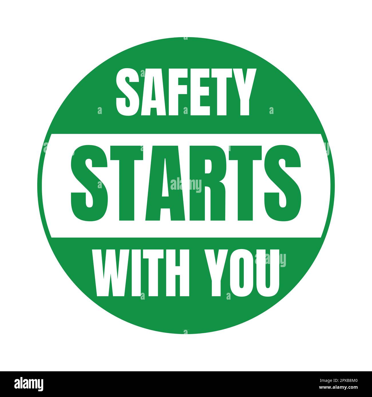 Safety starts with you symbol icon Stock Photo - Alamy