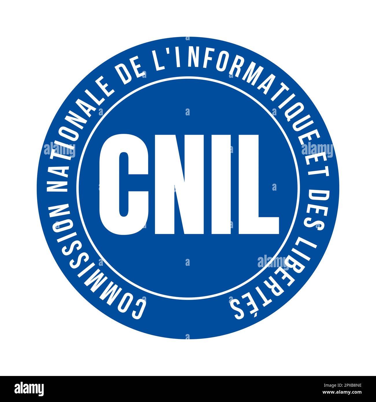 National commission on informatics and liberty symbol icon called CNIL ...