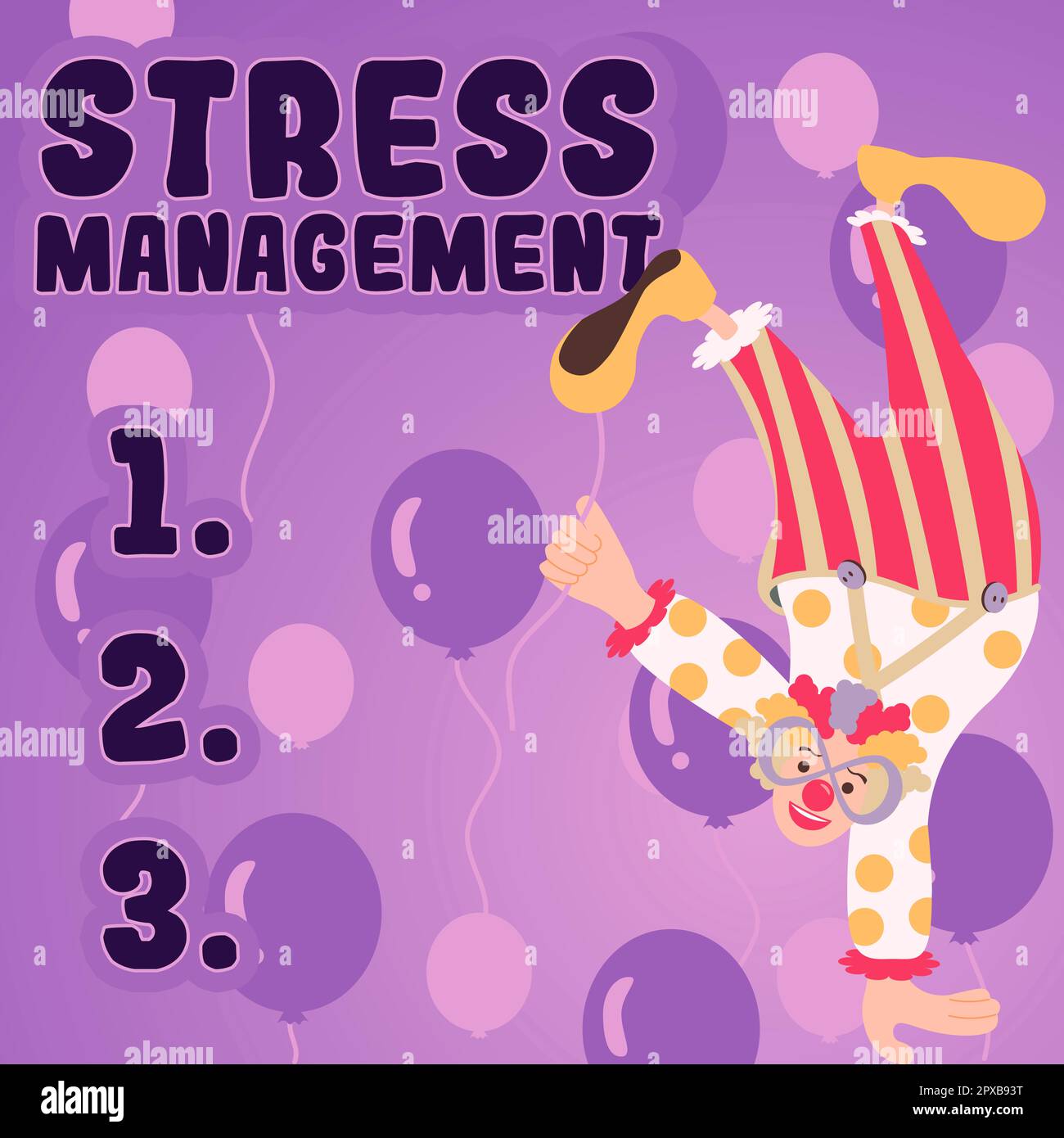 Conceptual display Stress Management, Word Written on learning ways of ...