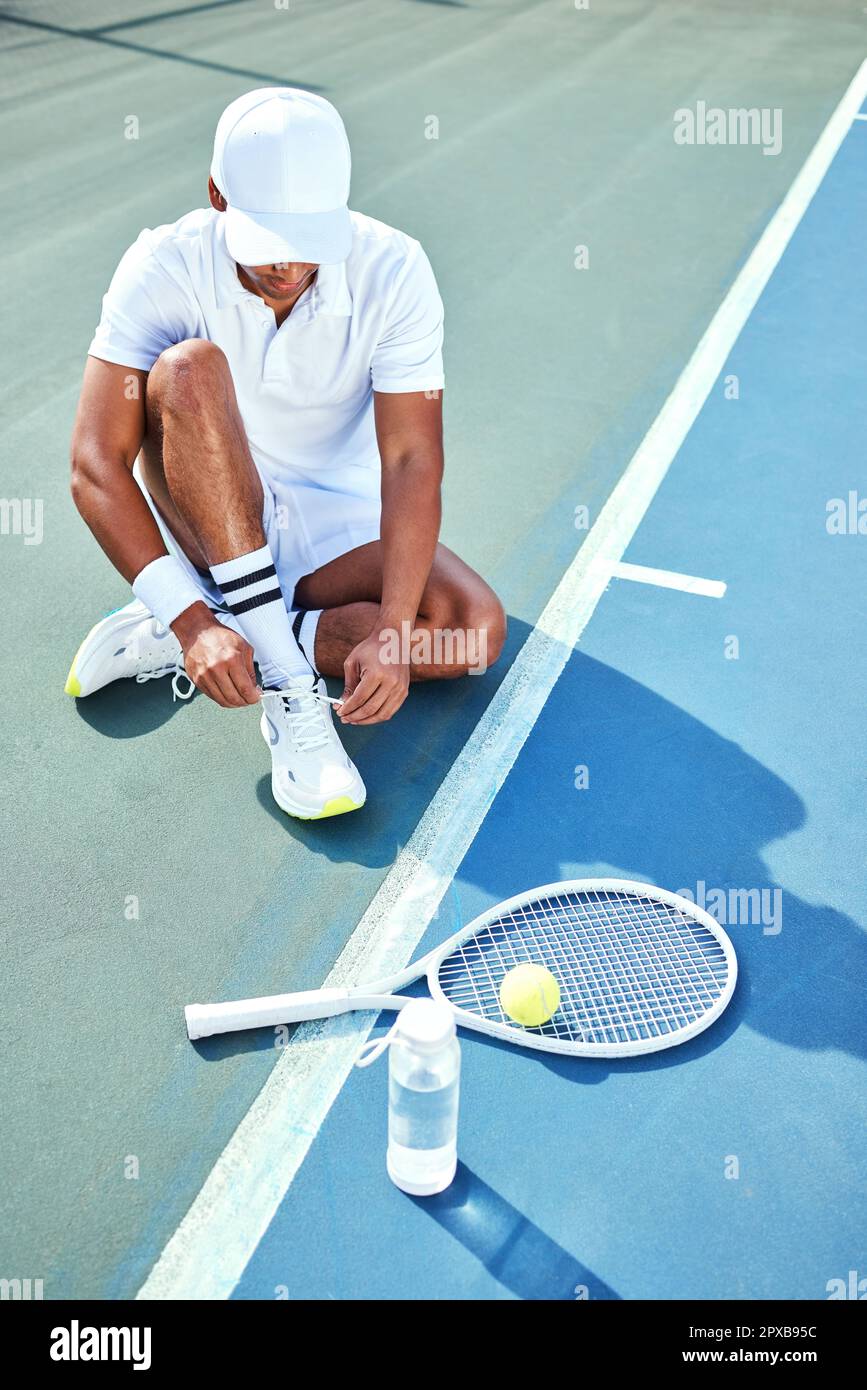 Getting ready for a long training session. Full length shot of an ...