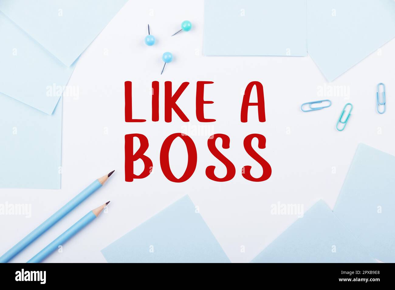 Sign displaying Like A Boss, Concept meaning Acting as if you are the ...