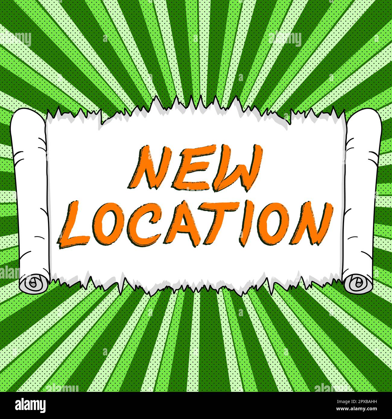 Text showing inspiration New Location, Business showcase Get located on ...