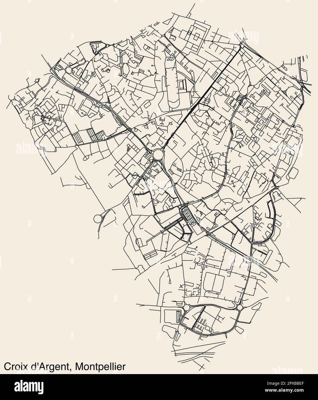 Montpellier quarter sign hi-res stock photography and images - Alamy