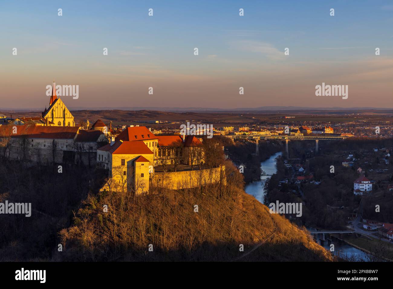 Historical town Znojmo, Southhern Moravia, Czech Republic Stock Photo ...