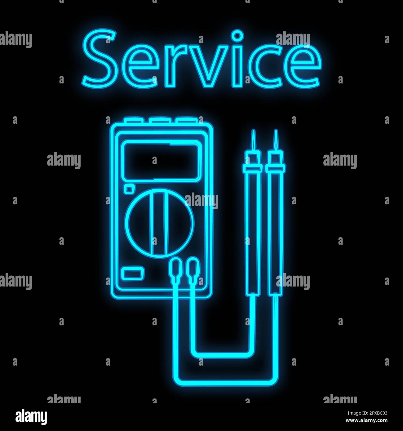 Neon tester hi-res stock photography and images - Alamy