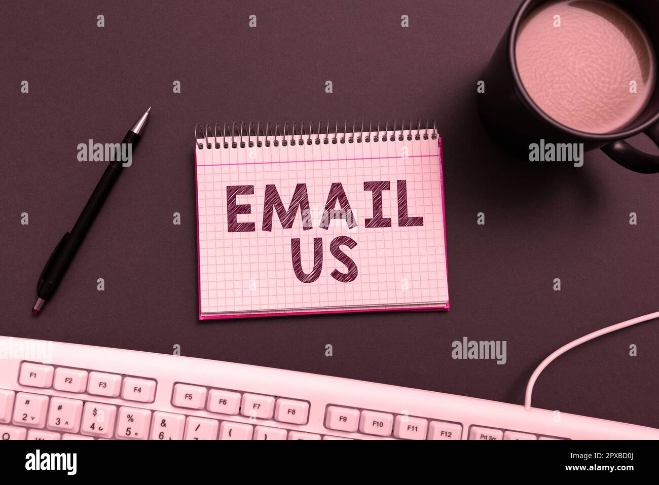 Conceptual display Email Us, Business concept Sending a commercial ...