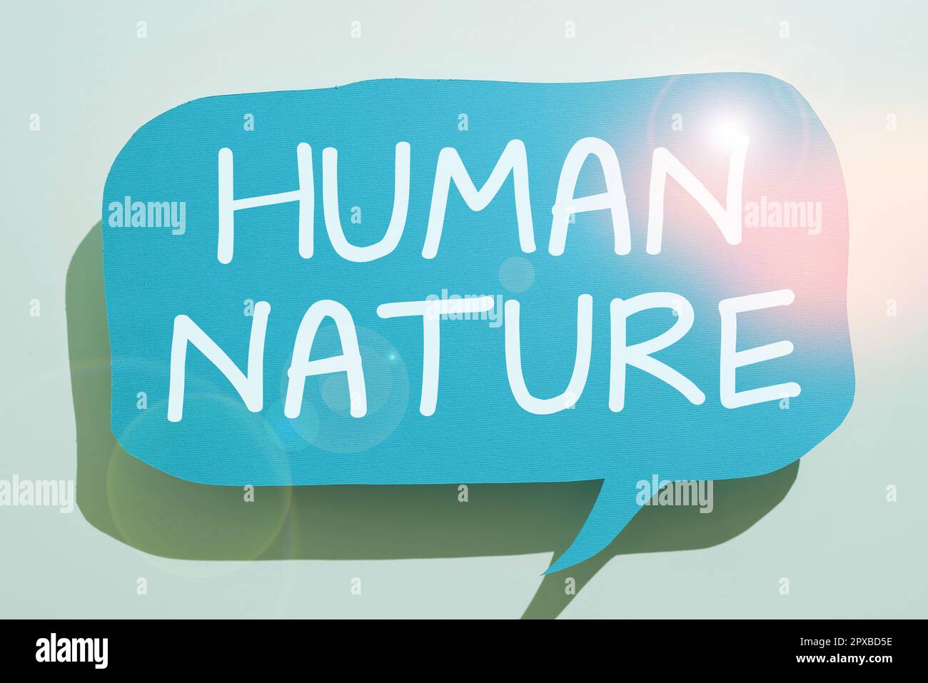 Text sign showing Human Nature, Business approach psychological ...