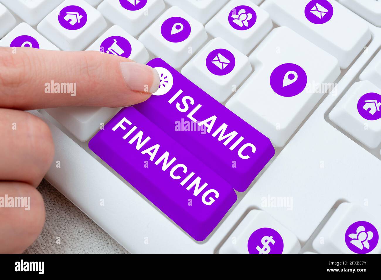 Writing displaying text Islamic Financing, Concept meaning Banking ...
