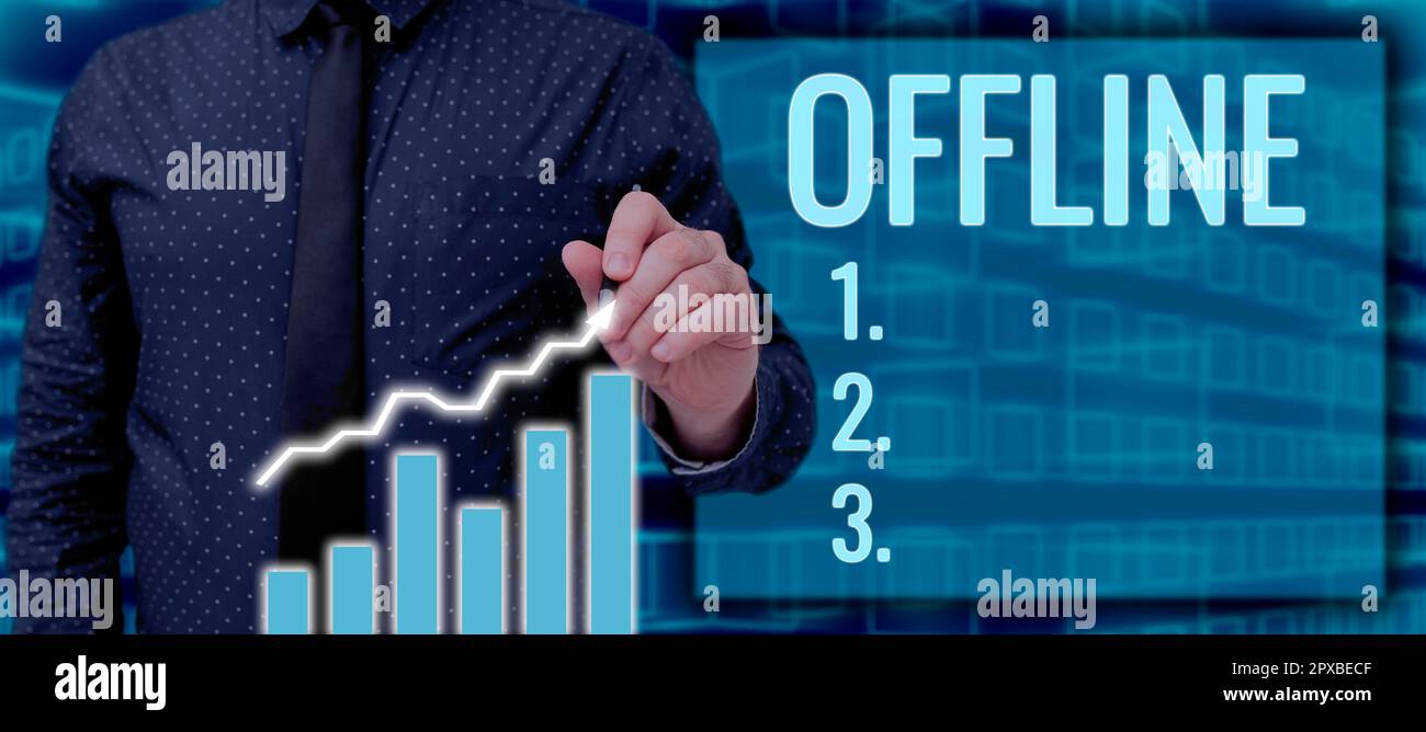 Conceptual caption Offline, Internet Concept Not having directly ...