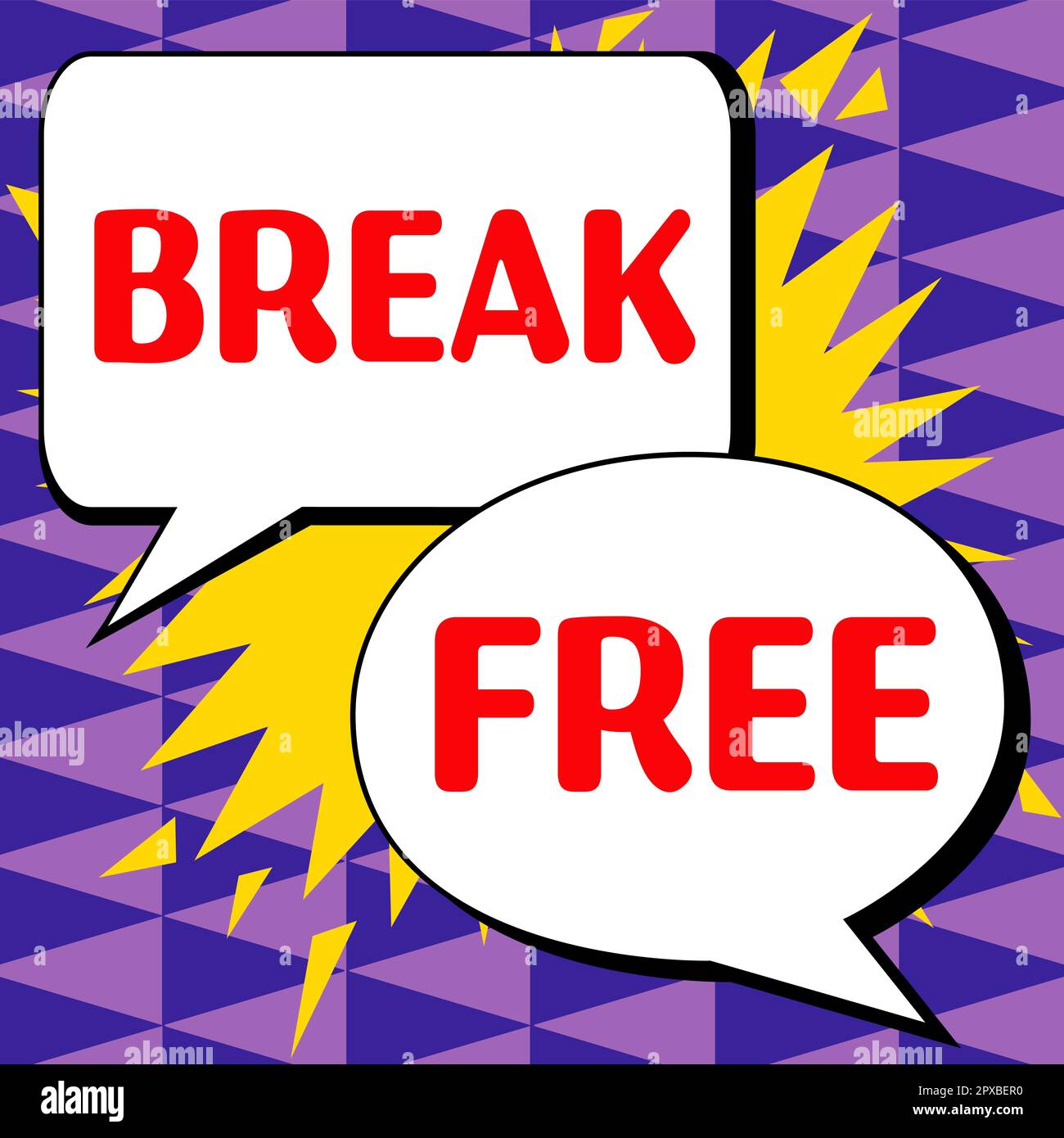 Text sign showing Break Free, Business idea another way of saying ...