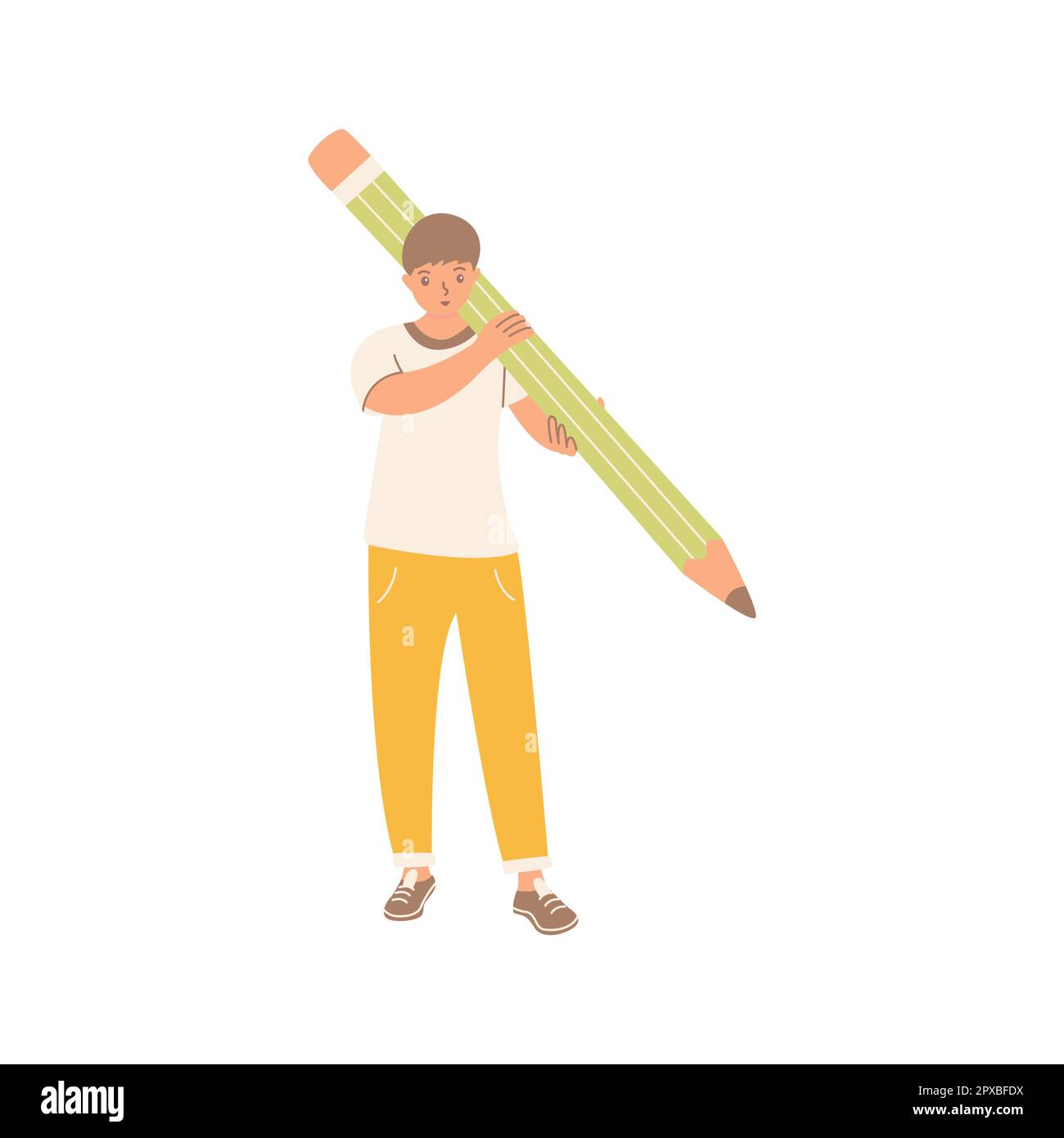 Teenager student learning Stock Vector Images - Alamy