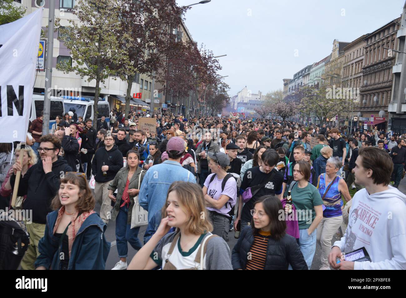 Berlin, Germany - May 1, 2023 - Kreuzberg - Revolutionary 1 May ...