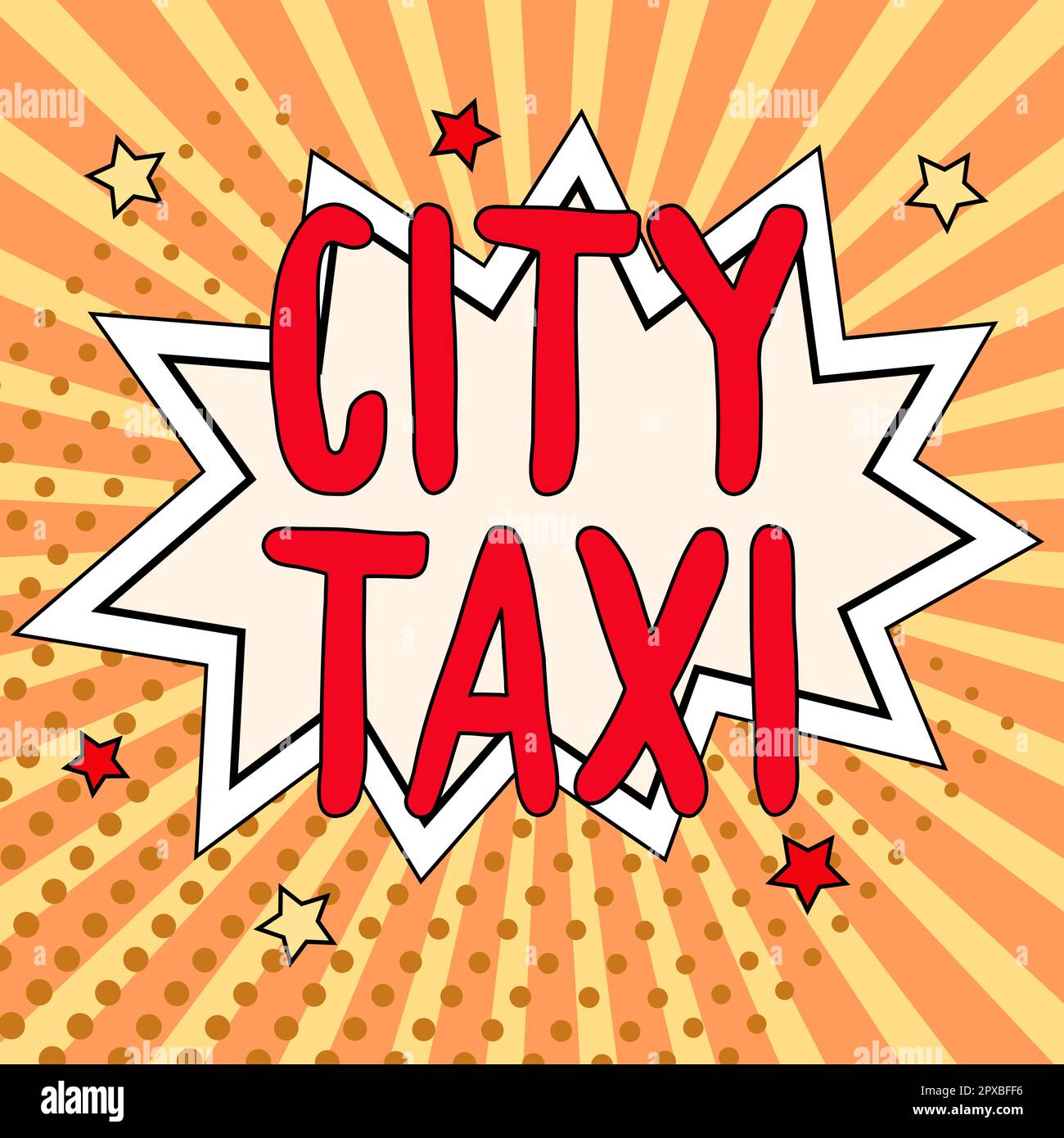 Text showing inspiration City Taxi, Concept meaning type of vehicle for ...