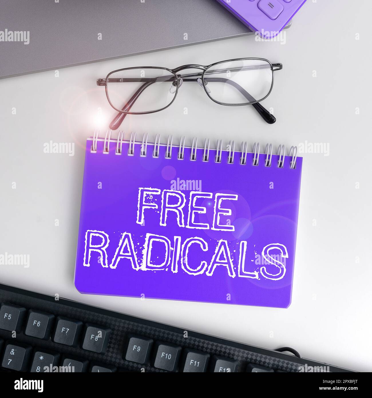 Conceptual display Free Radicals, Word Written on produced in body by ...