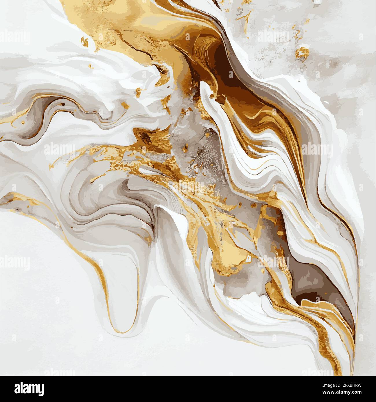 Marble texture design, colorful white gold marble surface, curved lines ...