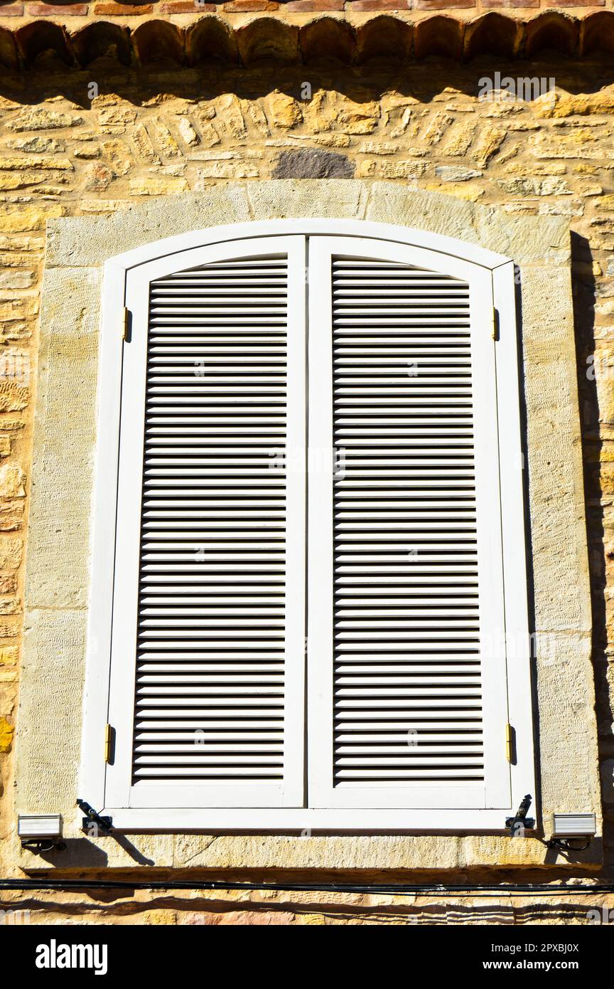 Cesme Alacati located in old antique house old-fashioned white wooden ...