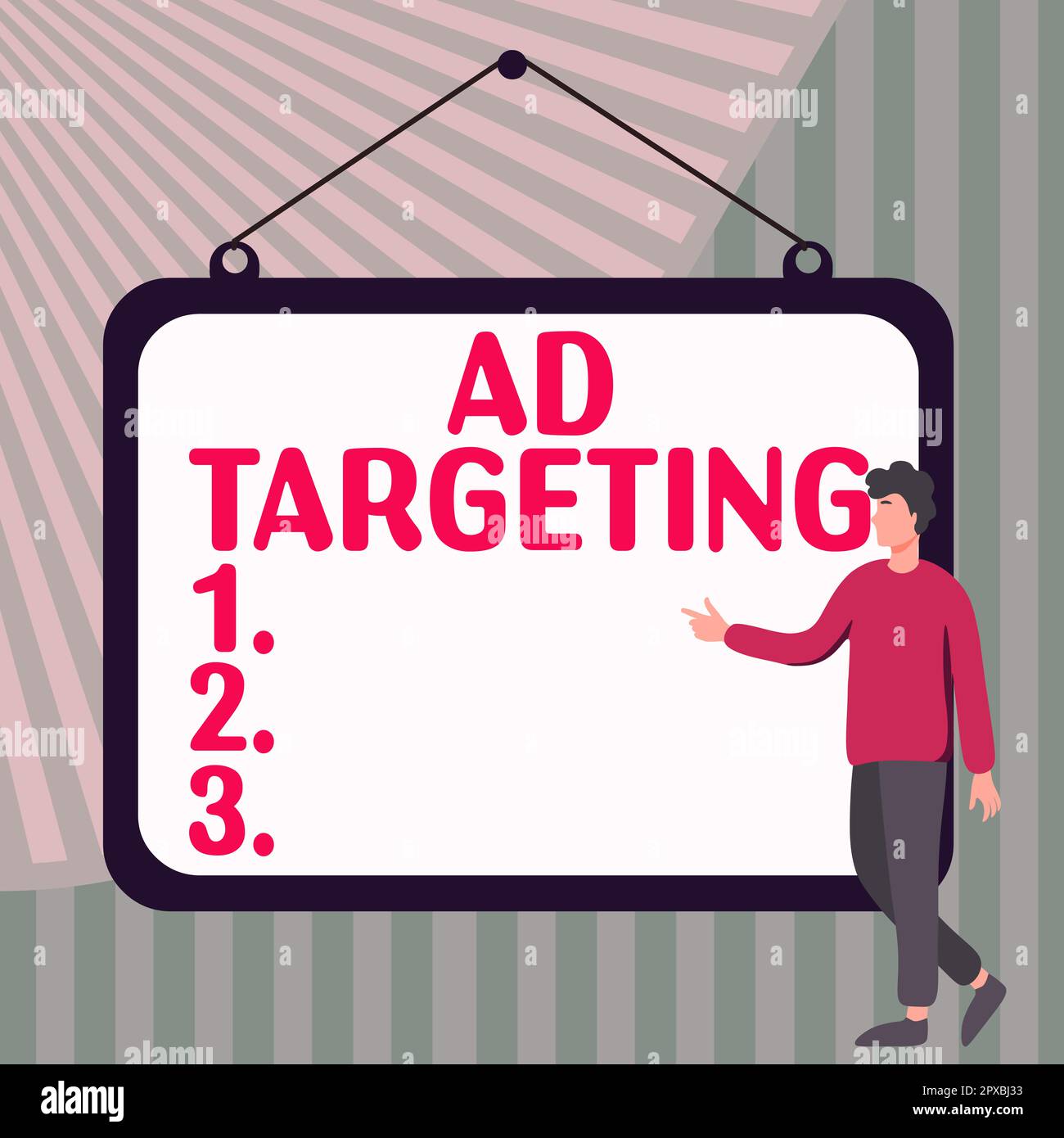Inspiration showing sign Ad Targeting, Business overview target the ...