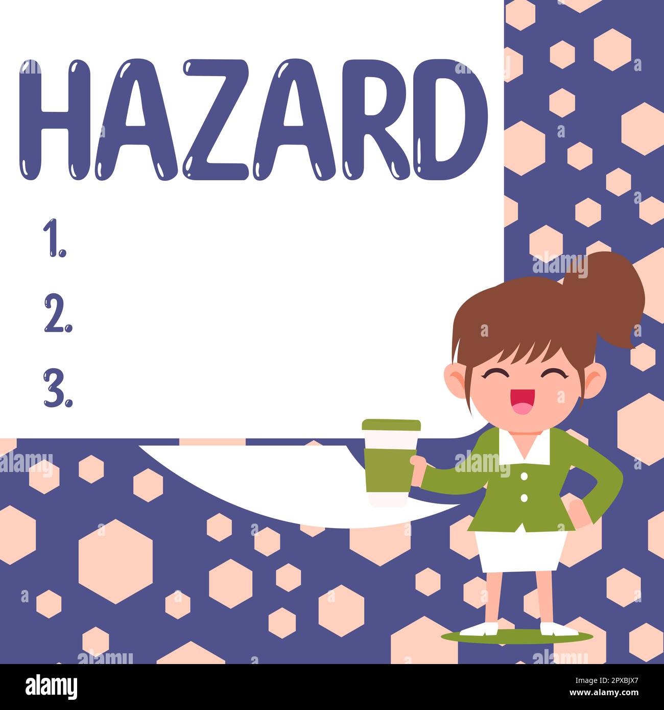 Conceptual display Hazard, Business idea account or statement ...