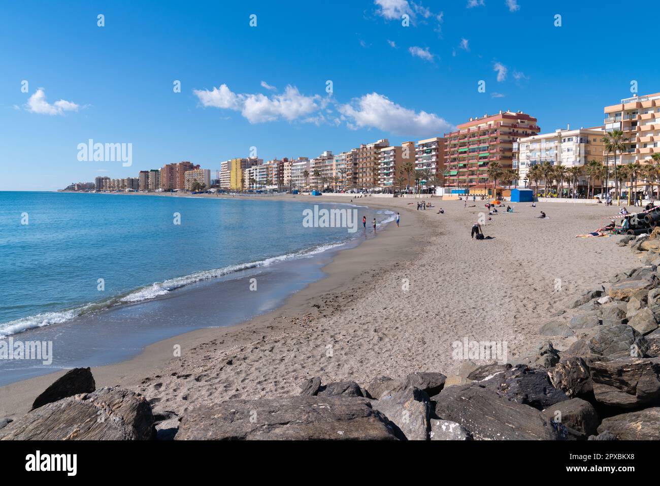 Fuengirola beach Costa del Sol Spain tourist destination with ...