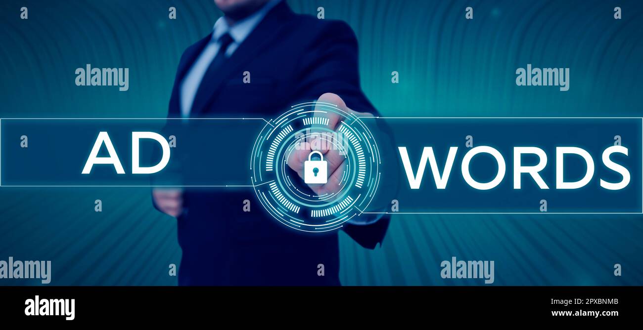 Conceptual caption Ad Words, Concept meaning oversee and control the ...