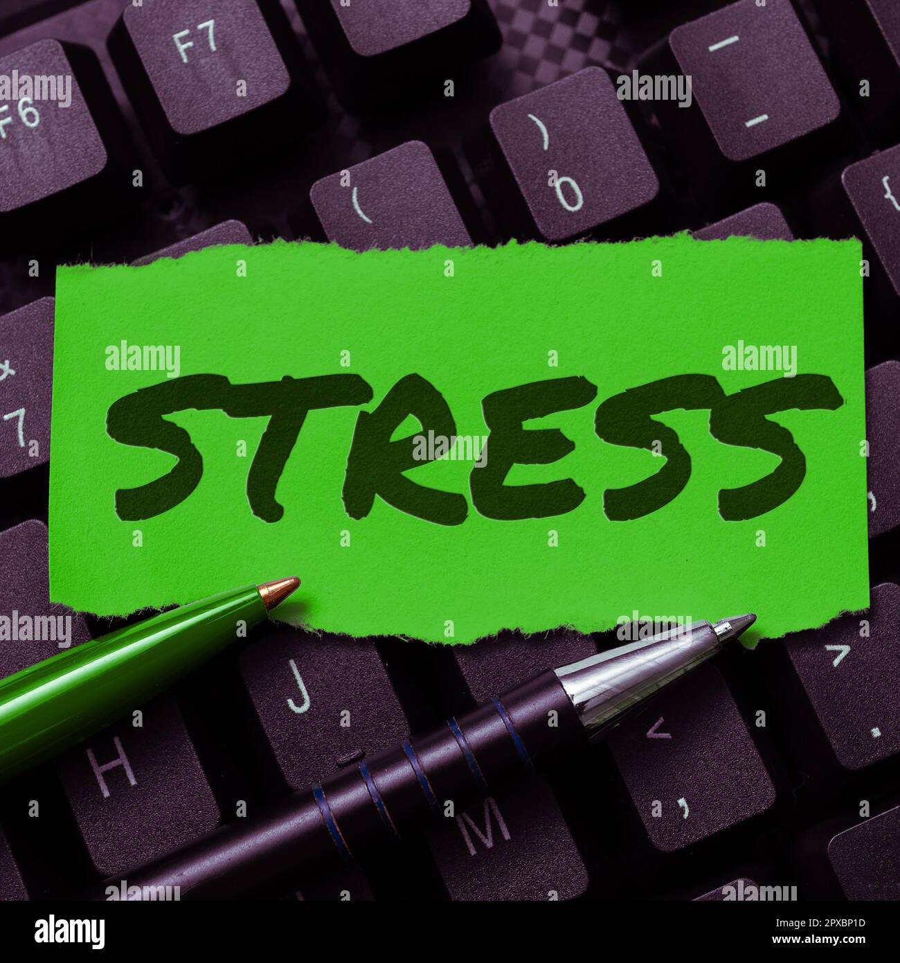 Hand writing sign Stress, Internet Concept a physical chemical or ...