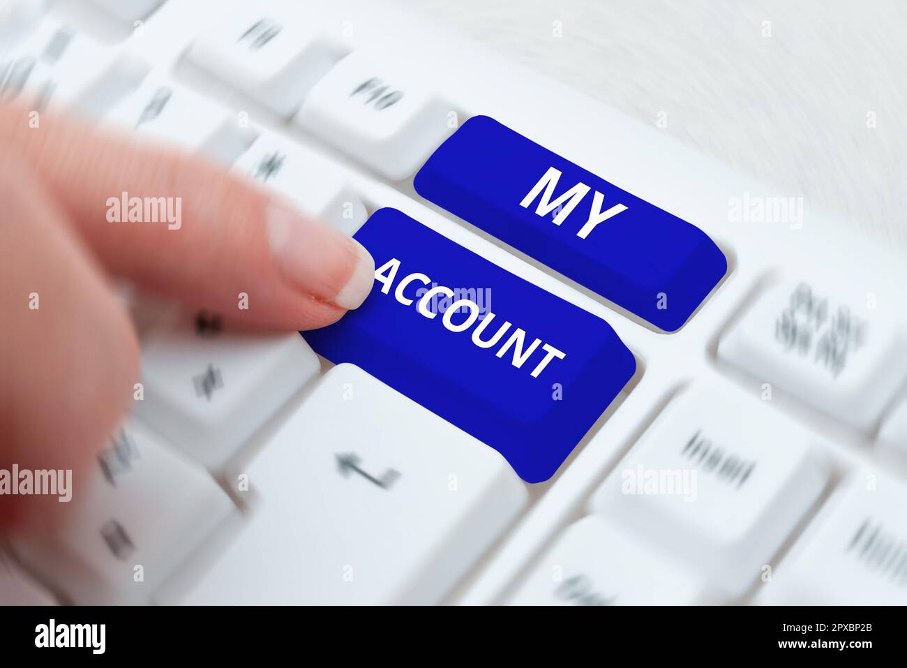 Conceptual caption My Account, Internet Concept If something is said to ...