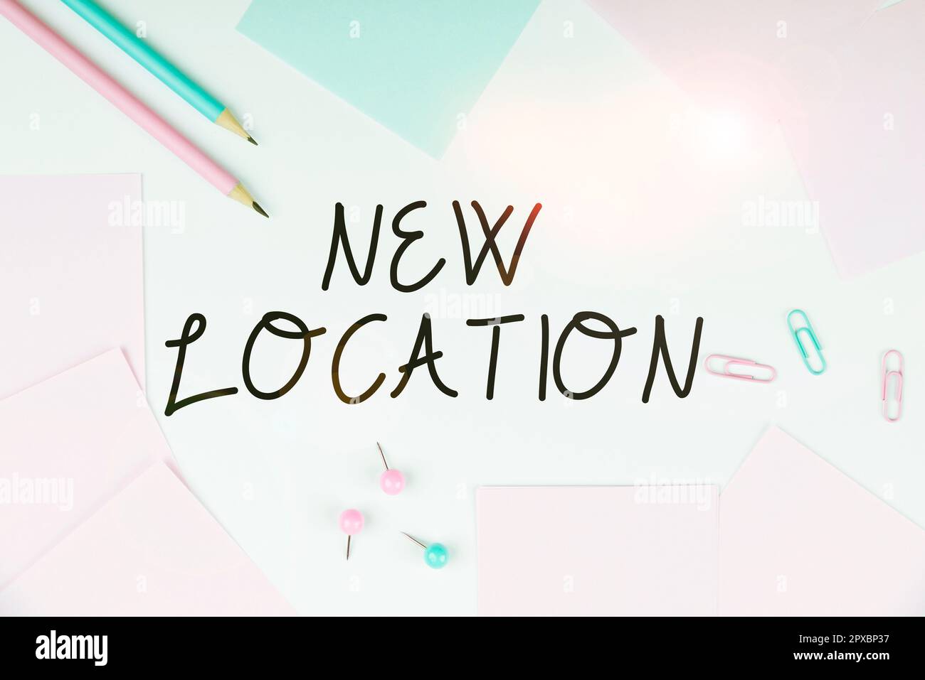 Conceptual caption New Location, Business concept Get located on a new ...