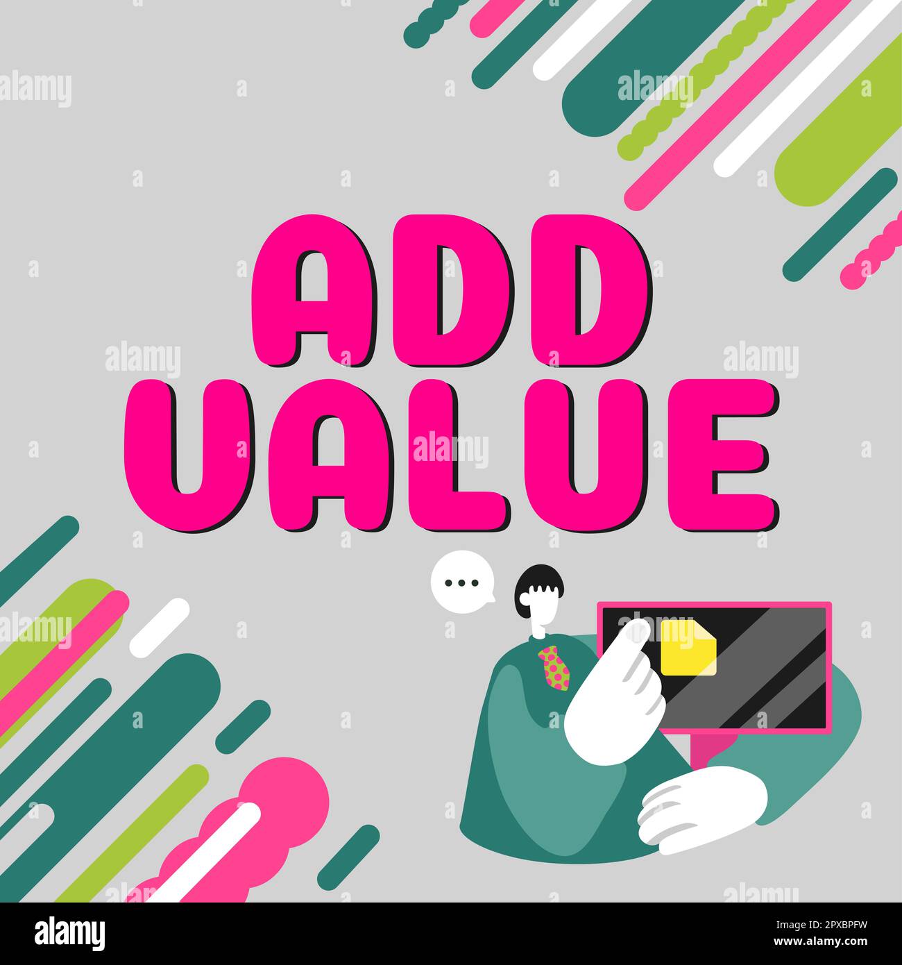 Inspiration showing sign Add Value, Business showcase an improvement or ...