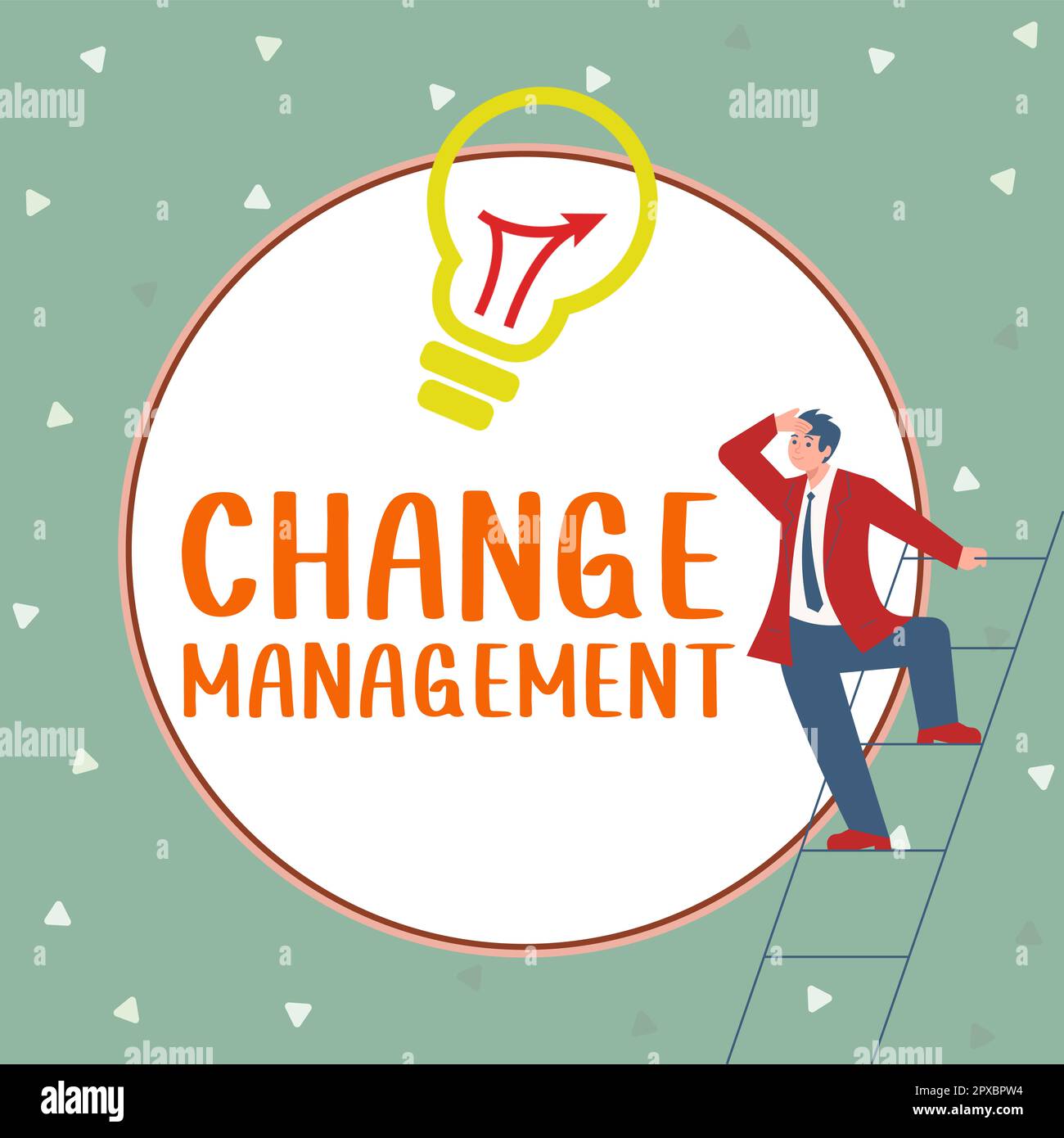 Handwriting text Change Management, Conceptual photo Replacement of ...