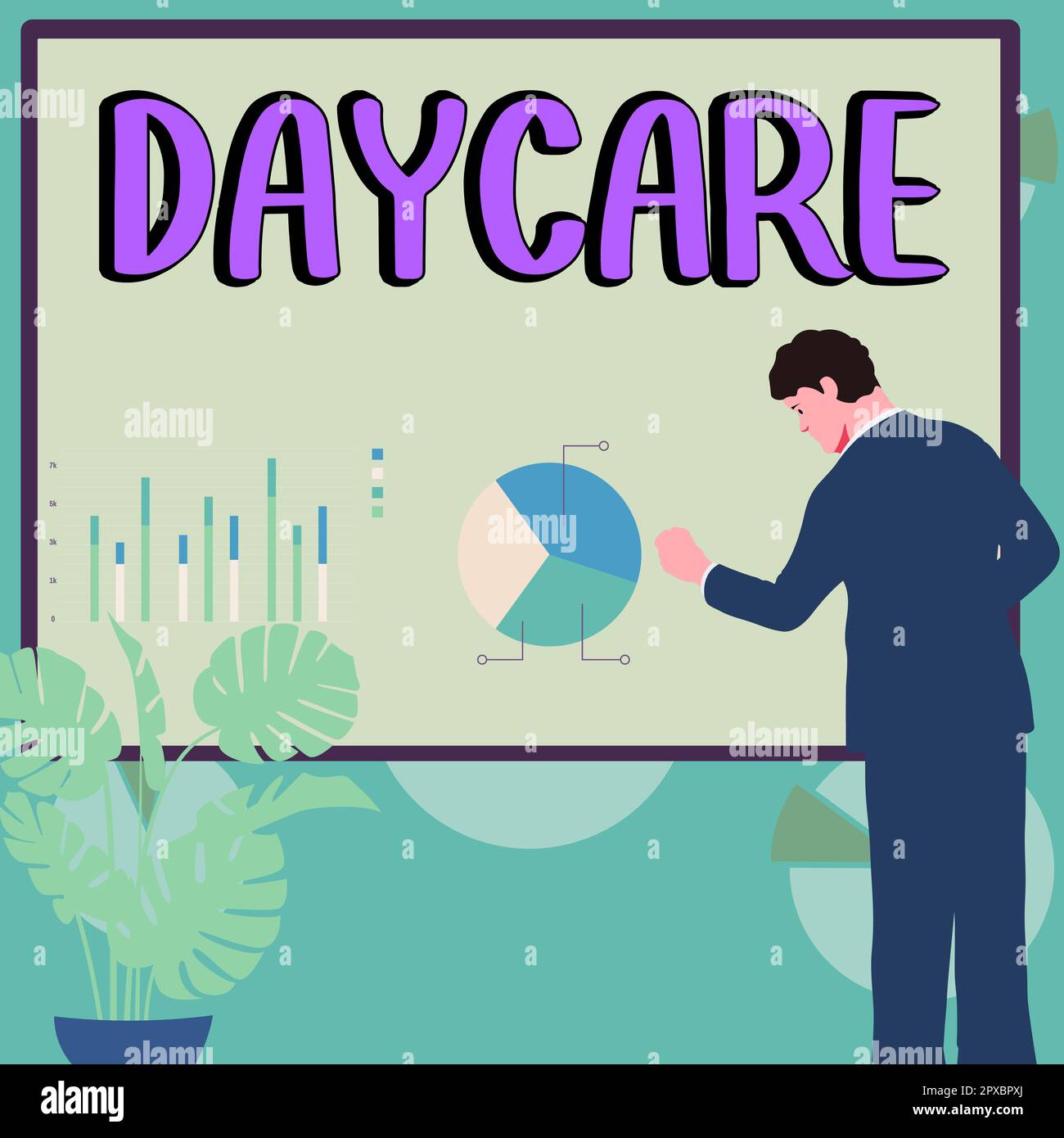 Inspiration showing sign Daycare, Business overview offering care to ...