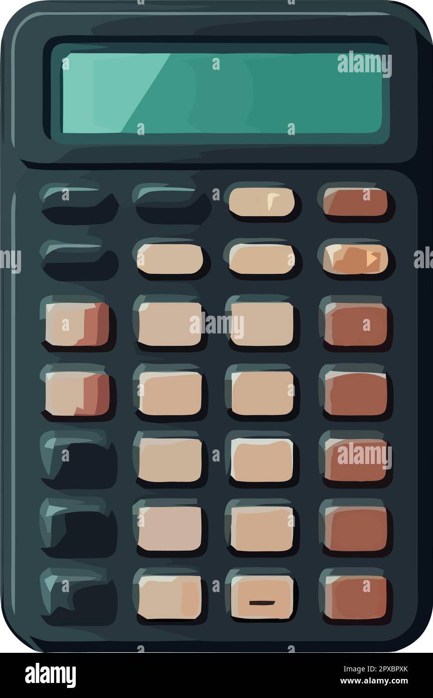 Modern calculator icon isolated Stock Vector Image & Art - Alamy