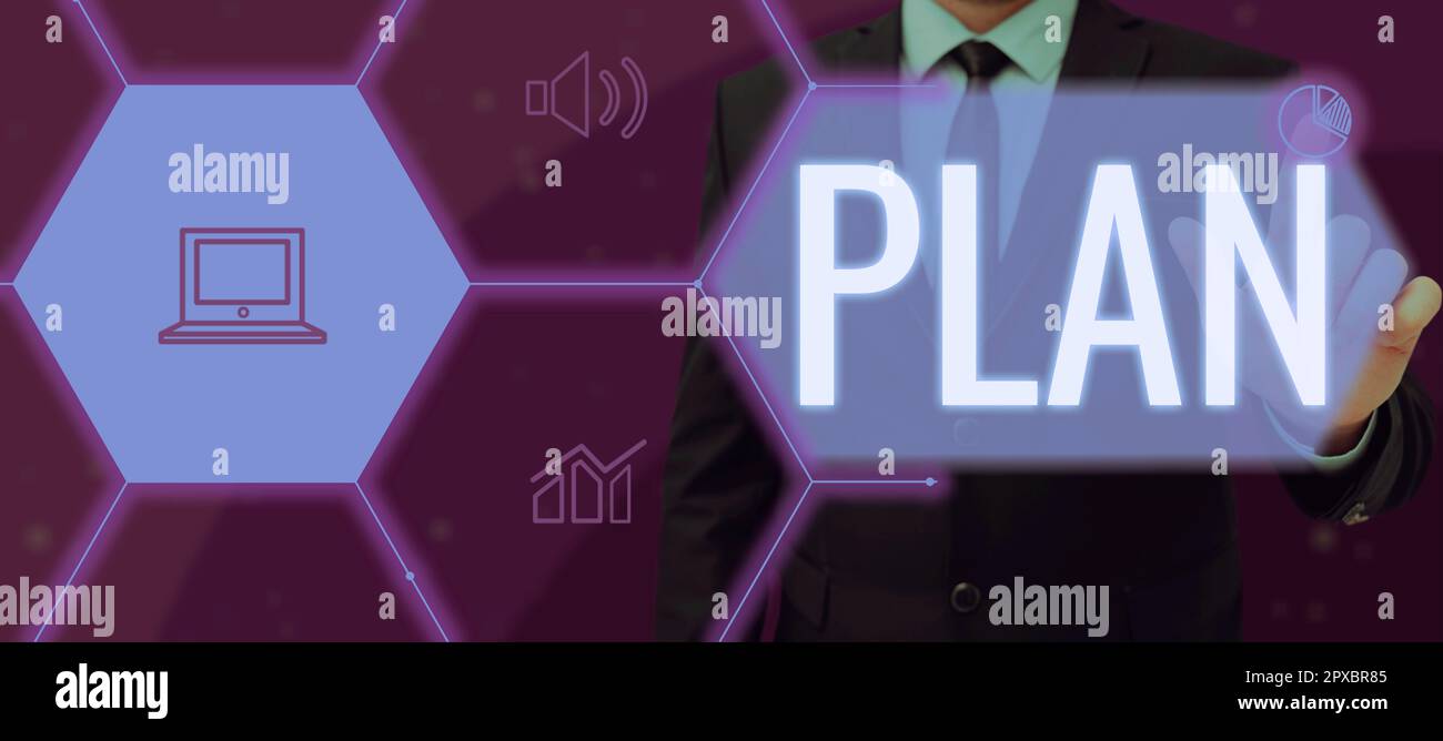 Writing Displaying Text Plan Concept Meaning Start Of A Detailed Proposal Of Doing Or Achieving