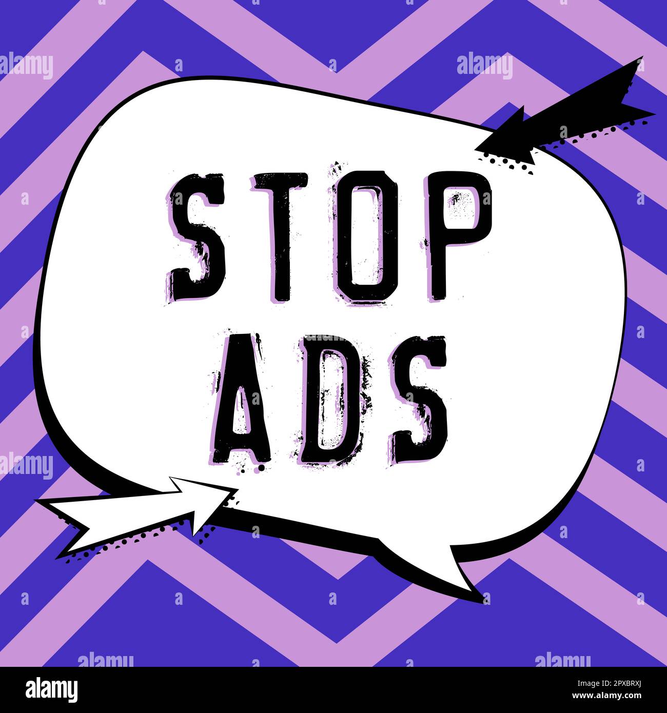 Hand writing sign Stop Ads, Business idea program that will remove ...