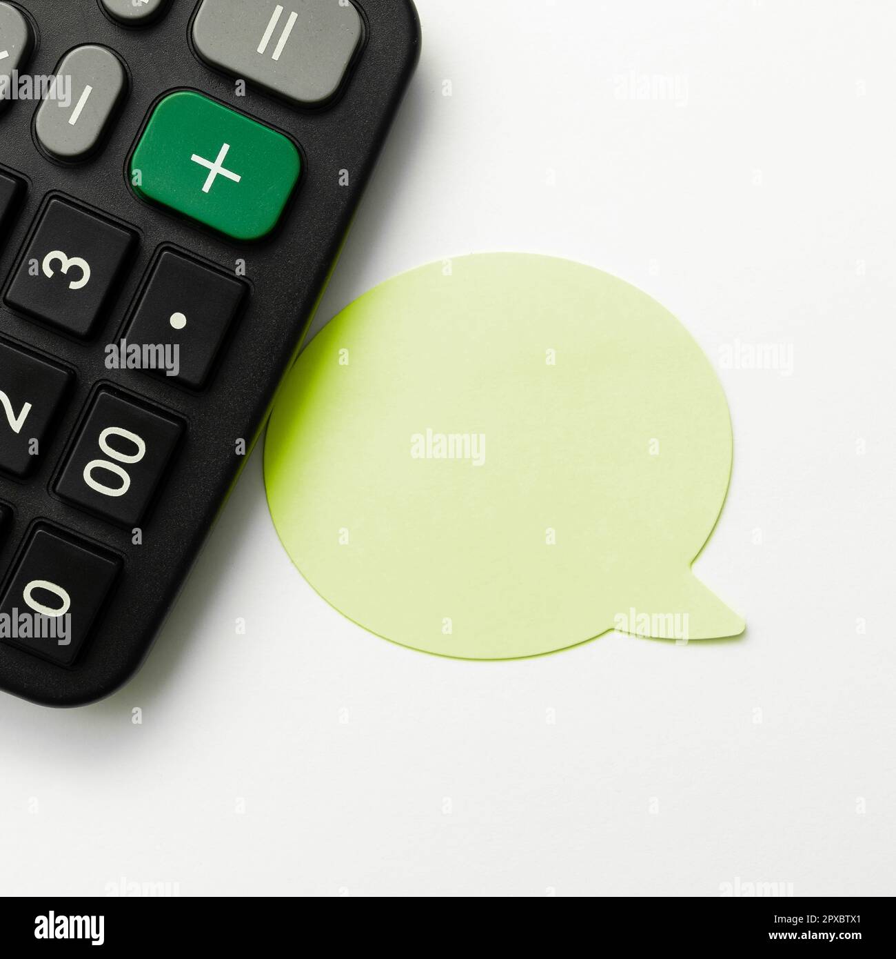 Color paper with important message. Infromation written on sticker ...