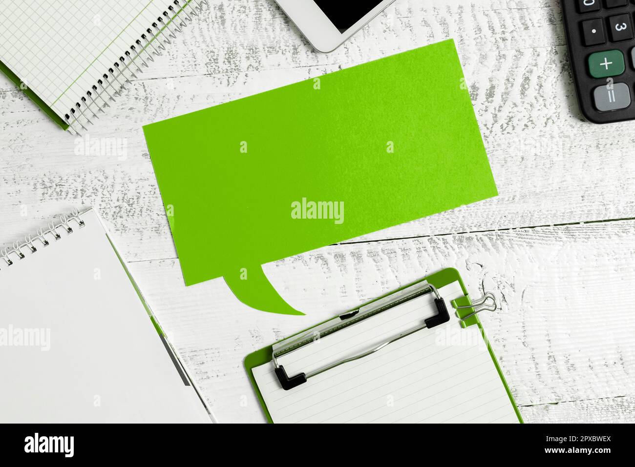 Color paper with important message. Infromation written on sticker ...