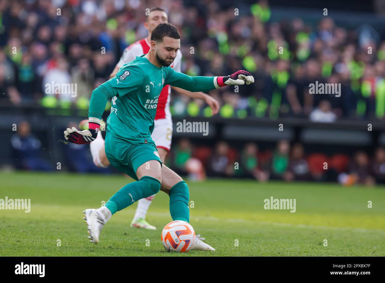 ROTTERDAM, NETHERLANDS - APRIL 30: Joel Drommel of PSV during the Dutch ...