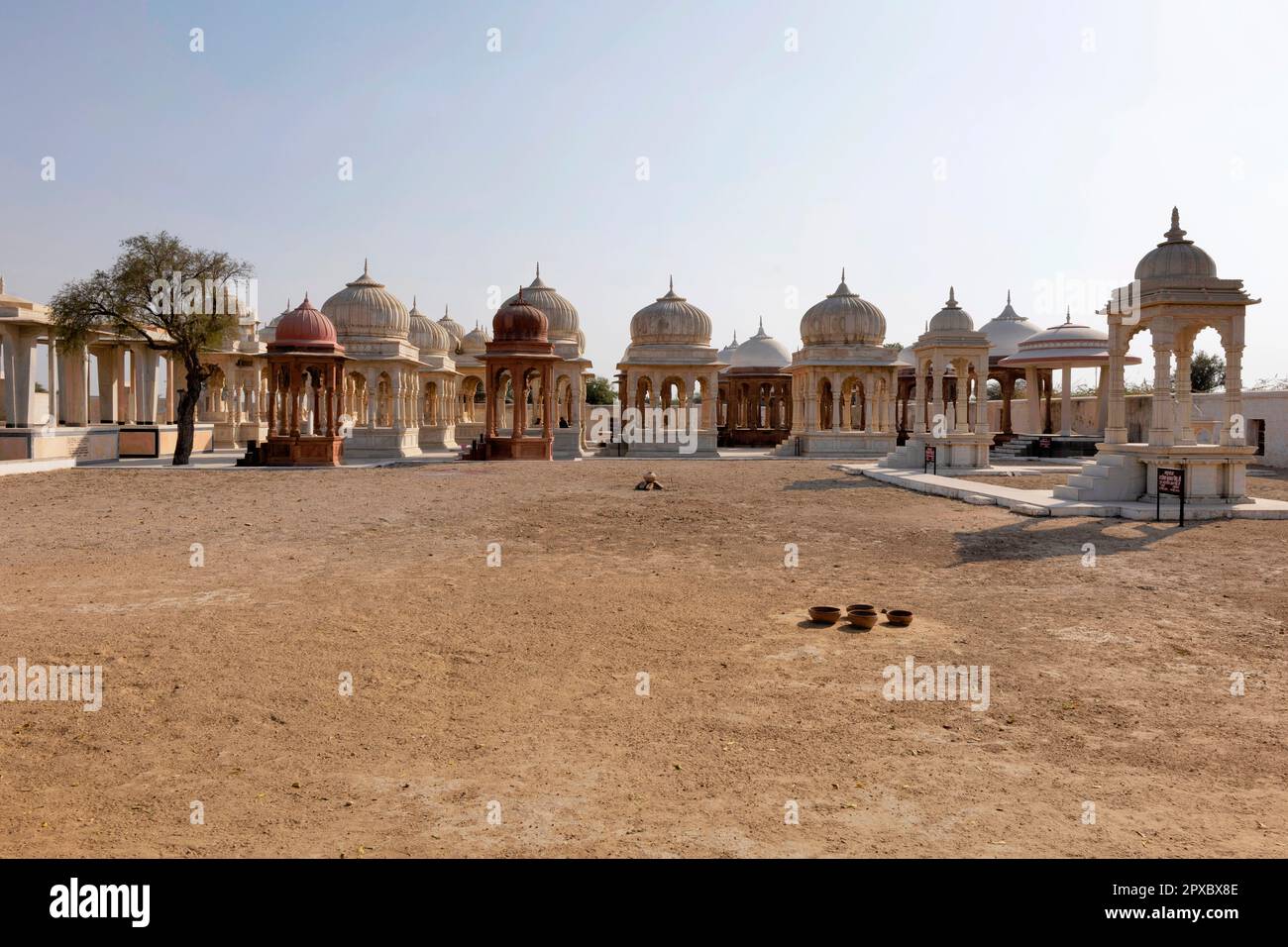 Dev Kund Sagar, a historic water tank in Bikaner, Rajasthan, known for ...