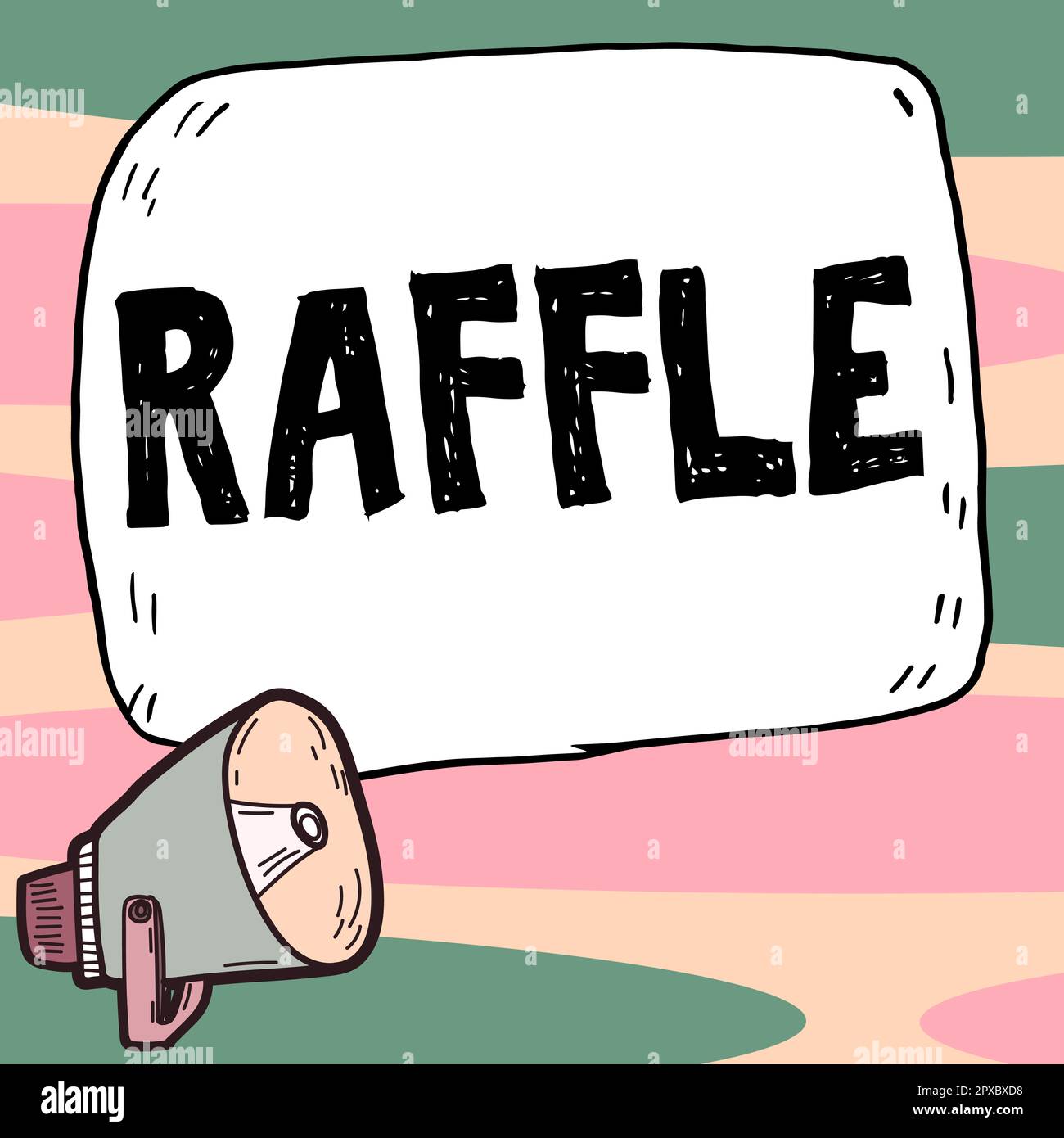 Writing displaying text Raffle, Internet Concept means of raising money ...