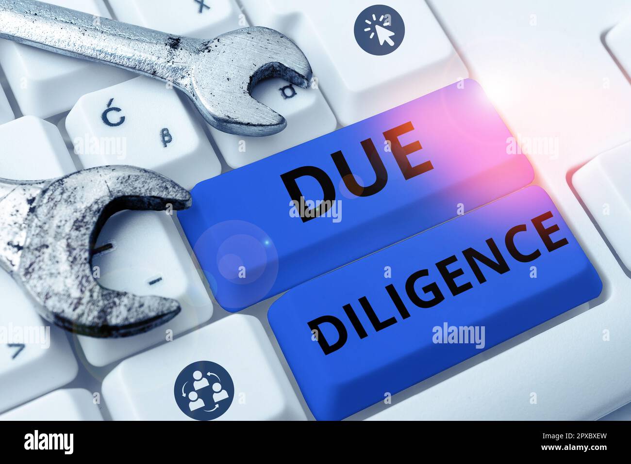 Sign displaying Due Diligence, Business concept avoid harming other ... Sign displaying Due Diligence, Business concept avoid harming other ...