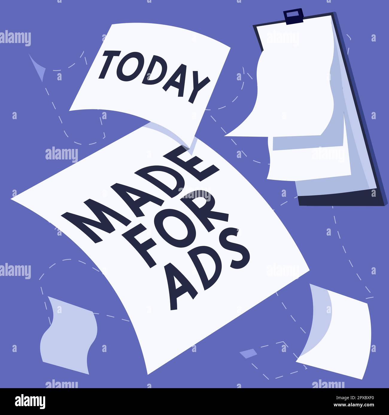 Writing displaying text Made For Ads, Business showcase Marketing ...