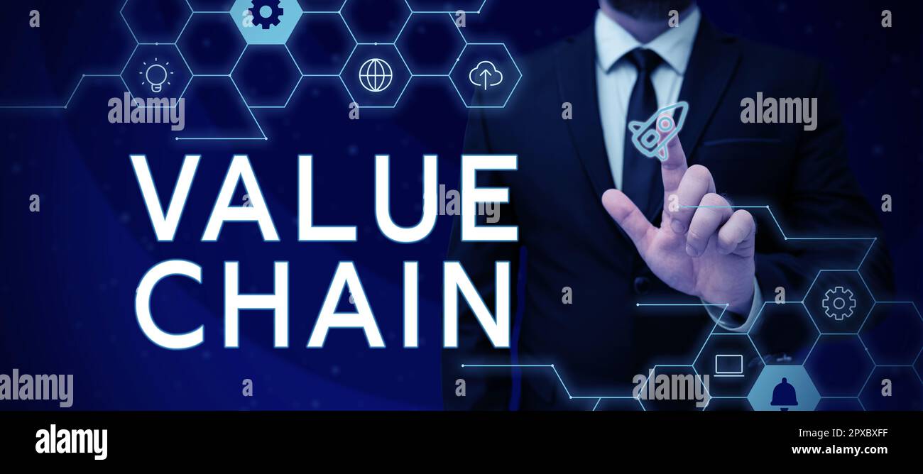 Writing displaying text Value Chain, Business idea Business ... Writing displaying text Value Chain, Business idea Business ...