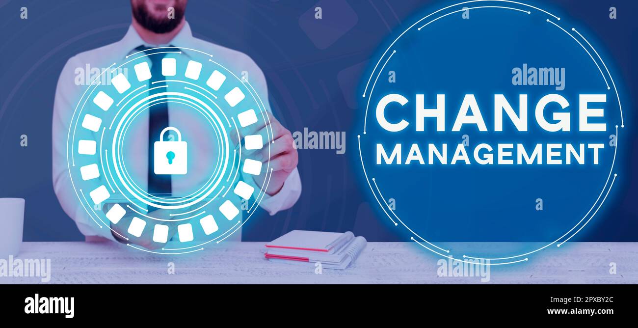 Conceptual caption Change Management, Business idea Replacement of ... Conceptual caption Change Management, Business idea Replacement of ...