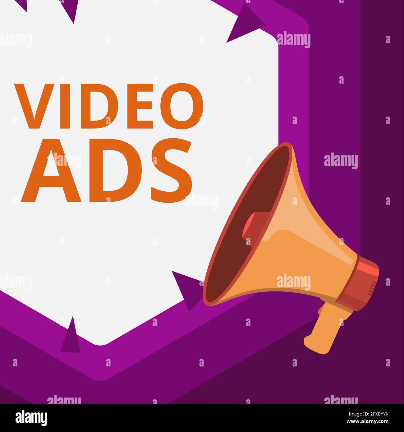 Conceptual display Video Ads, Business idea Engage audience in the form ...