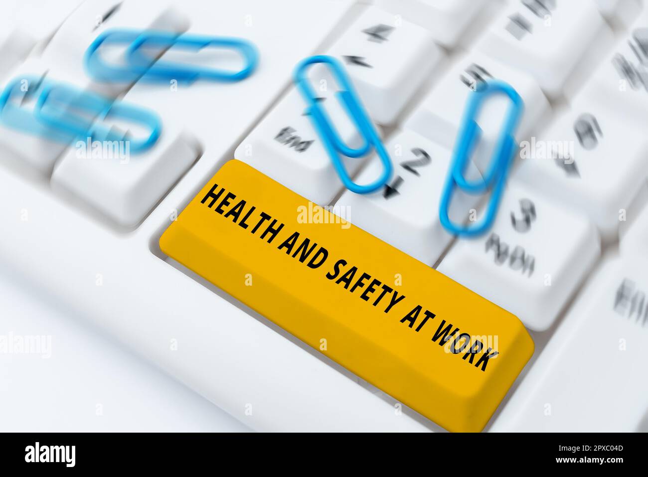 Handwriting text Health And Safety At Work, Word Written on Secure ...