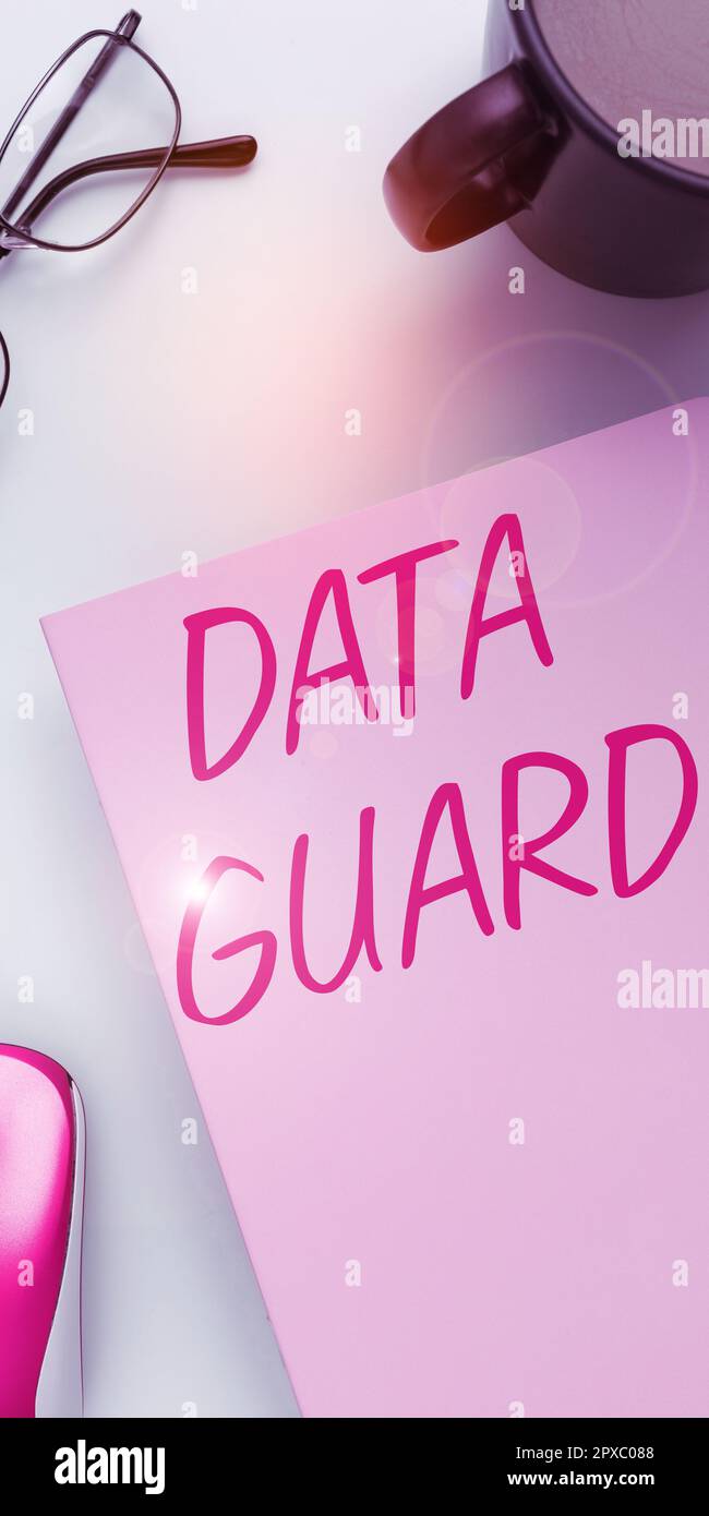 Writing displaying text Data Guard, Business showcase manage databases ... Writing displaying text Data Guard, Business showcase manage databases ...