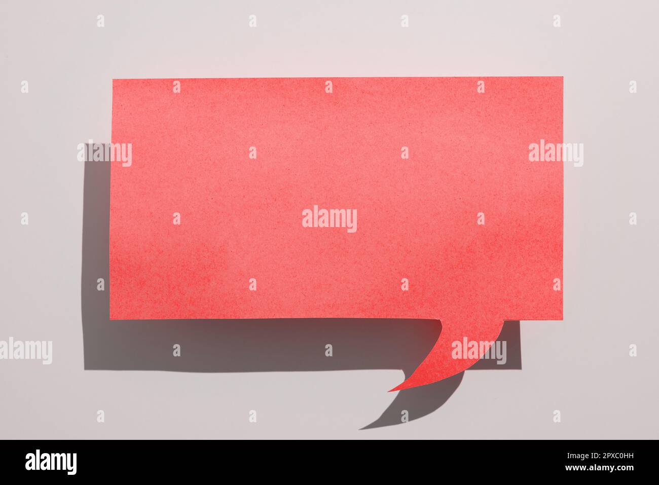 Color paper with important message. Infromation written on sticker ...