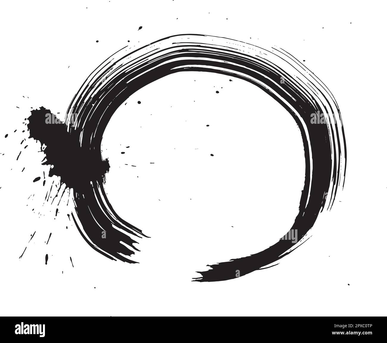 Round drawing ink hi-res stock photography and images - Alamy