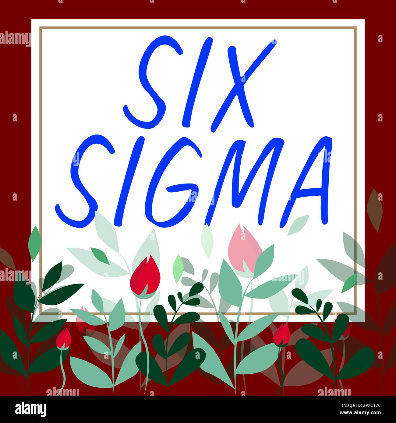 Conceptual caption Six Sigma, Word for management techniques to improve ... Conceptual caption Six Sigma, Word for management techniques to improve ...